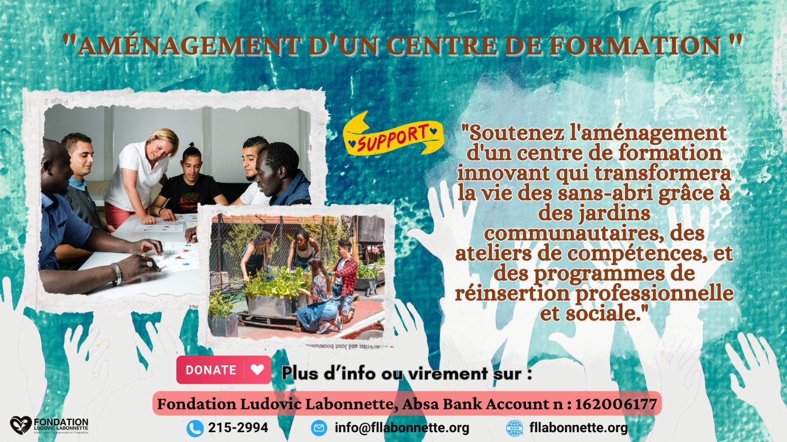 Aménagement de notre centre de formation